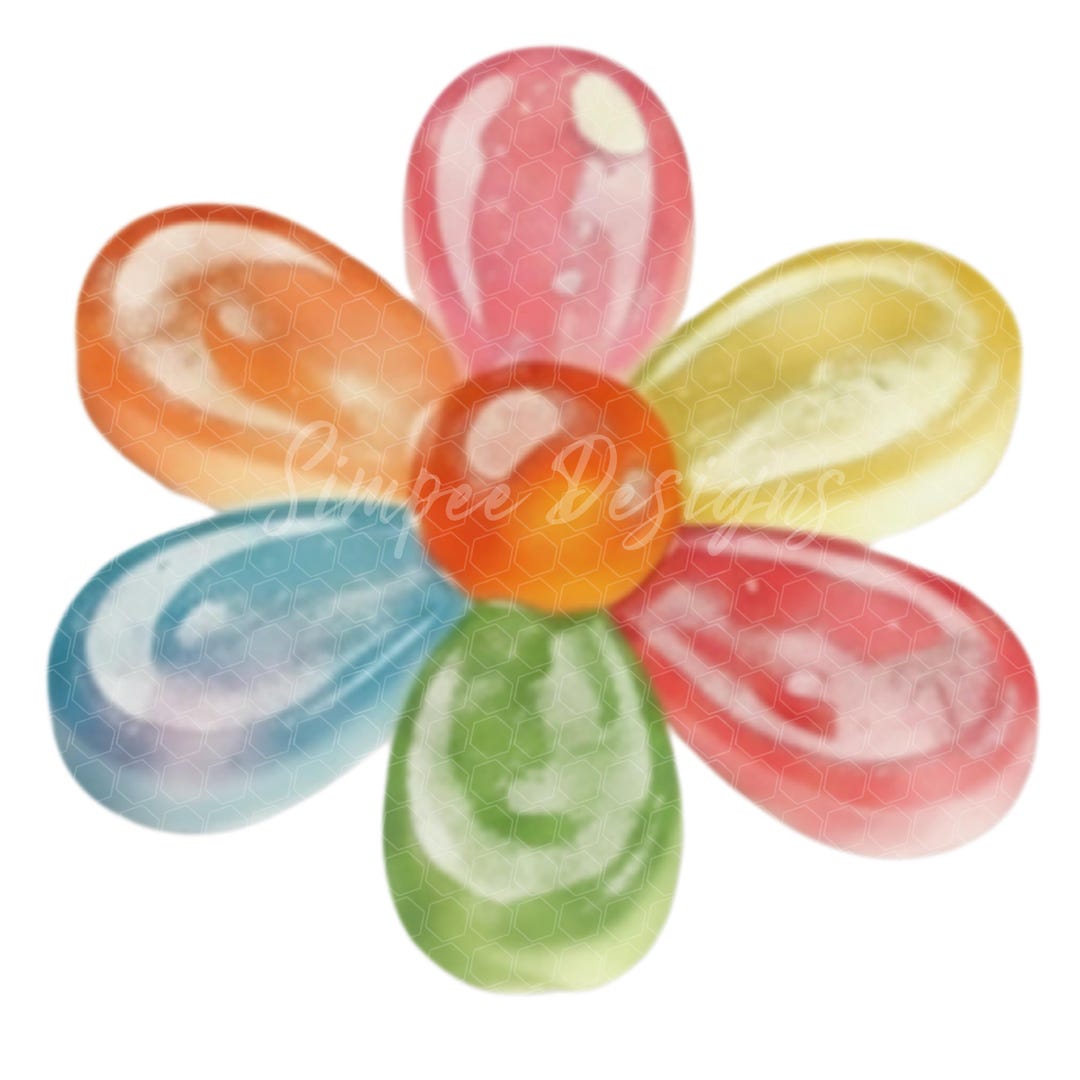 Flower Gummy Candy PNG | Sublimation Design | Digital Download - Etsy