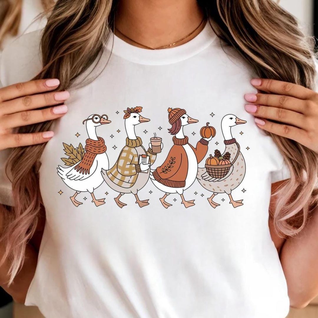 Funny Seasonal Walking Goose PNG – Cute Silly Goose Clipart for Winter ...