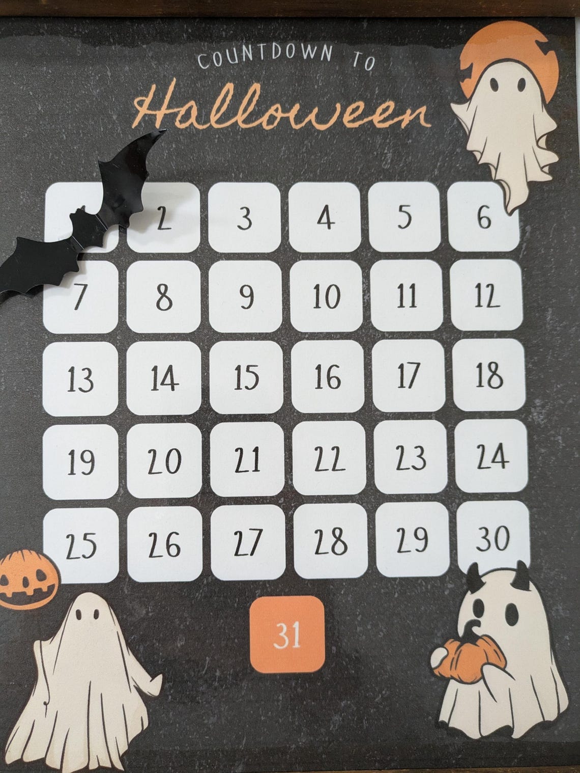 Halloween Calendar Countdown - Etsy
