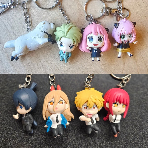 Anime Keychain - Etsy