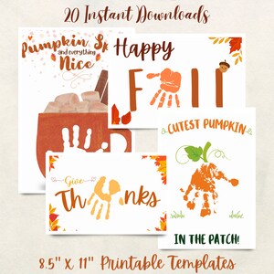 Fall Handprint Craft | Fall Handprint Art | Fall Crafts for Kids ...