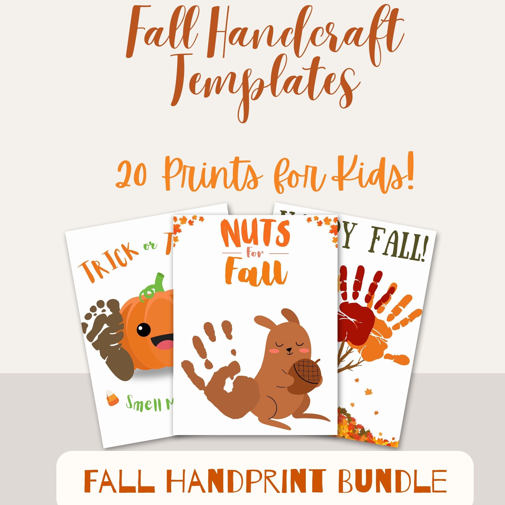 Fall Handprint Craft | Fall Handprint Art | Fall Crafts for Kids ...