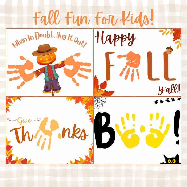 Fall Handprint Craft | Fall Handprint Art | Fall Crafts for Kids ...