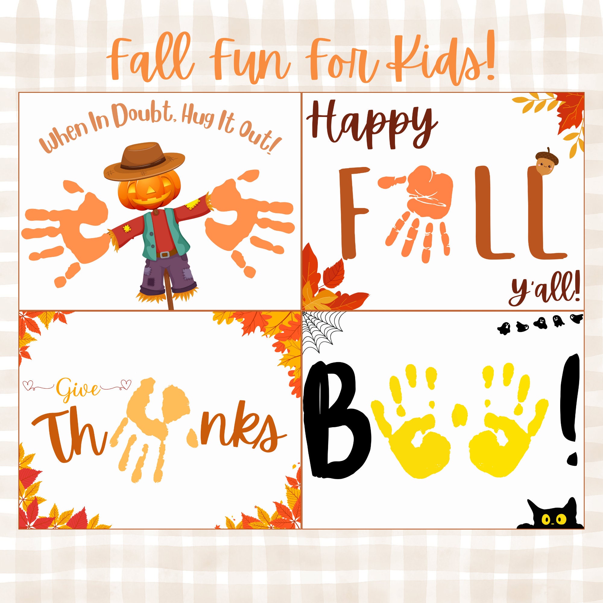 Fall Handprint Craft | Fall Handprint Art | Fall Crafts for Kids ...