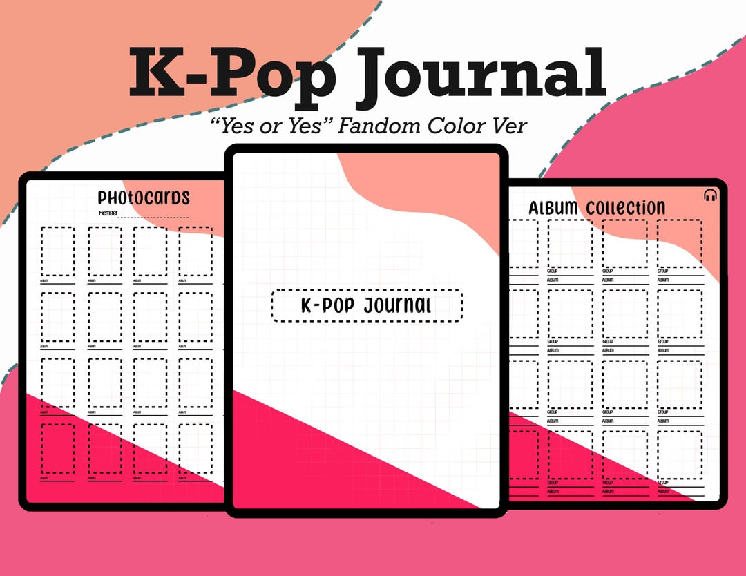 Kpop Digital Journal | Group Color Ver - Etsy