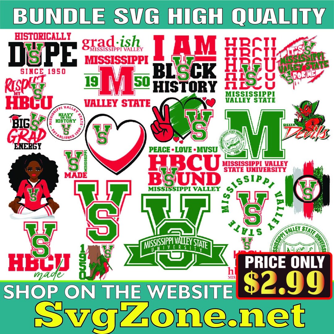 Historically Black College Svg Digital Download for - Etsy