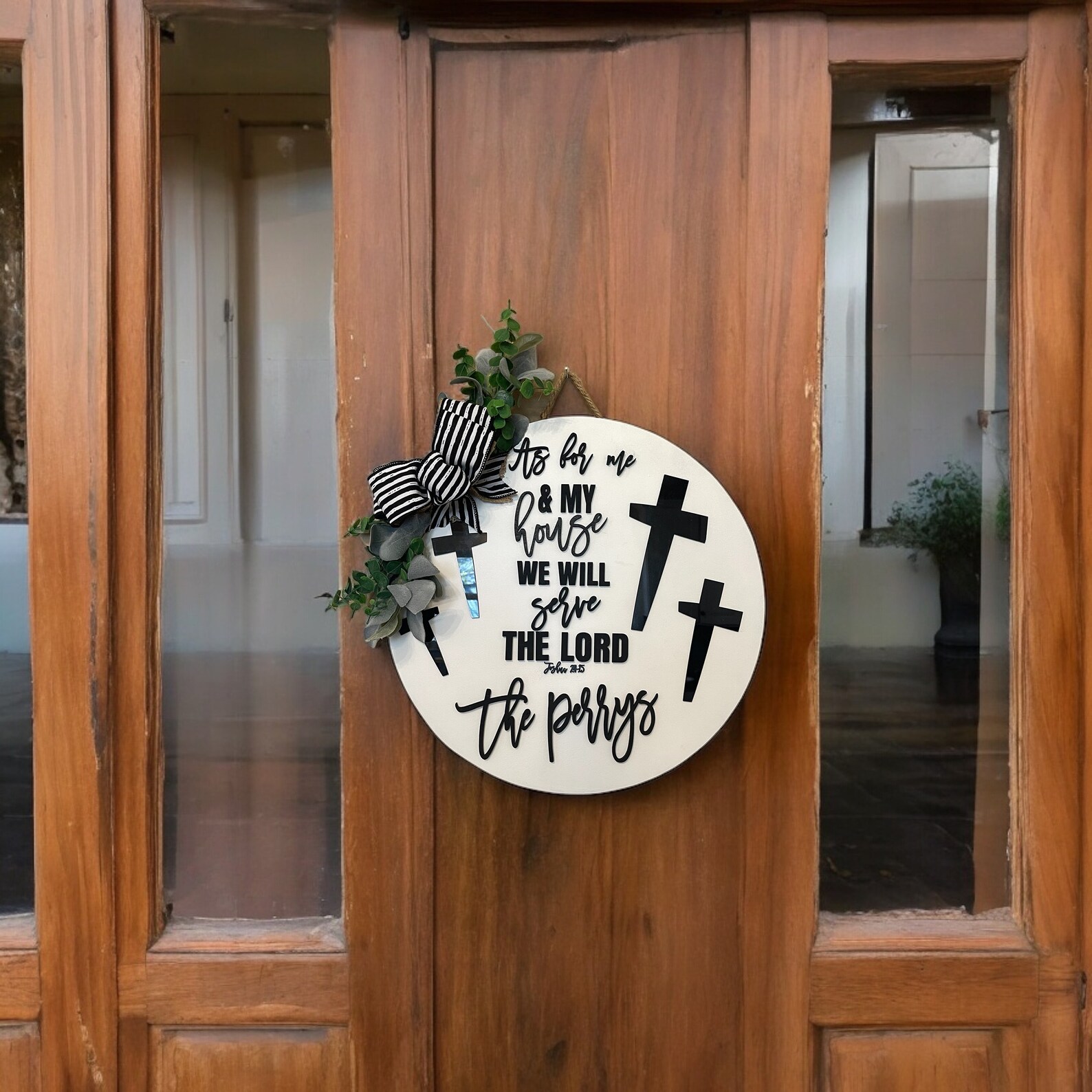 As for Me and My Family Sign - Etsy