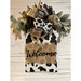 Cow Print Welcome Sign - Etsy