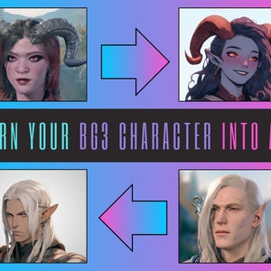 Baldur's Gate 3 Baldurs Gate 3 Character BG3 Custom Couple Shadowheart ...