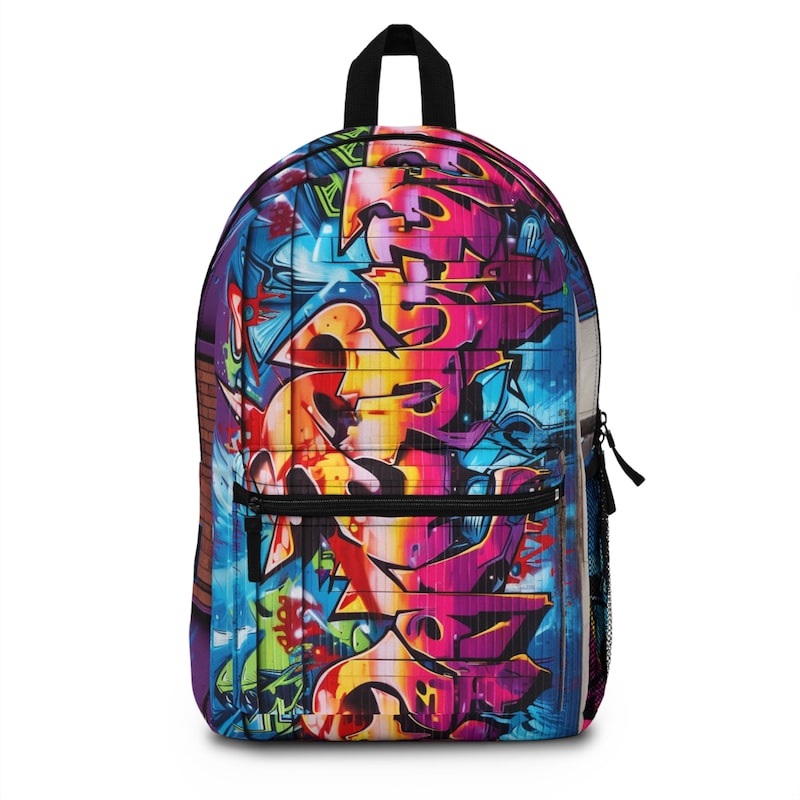 Graffiti Backpack - Etsy