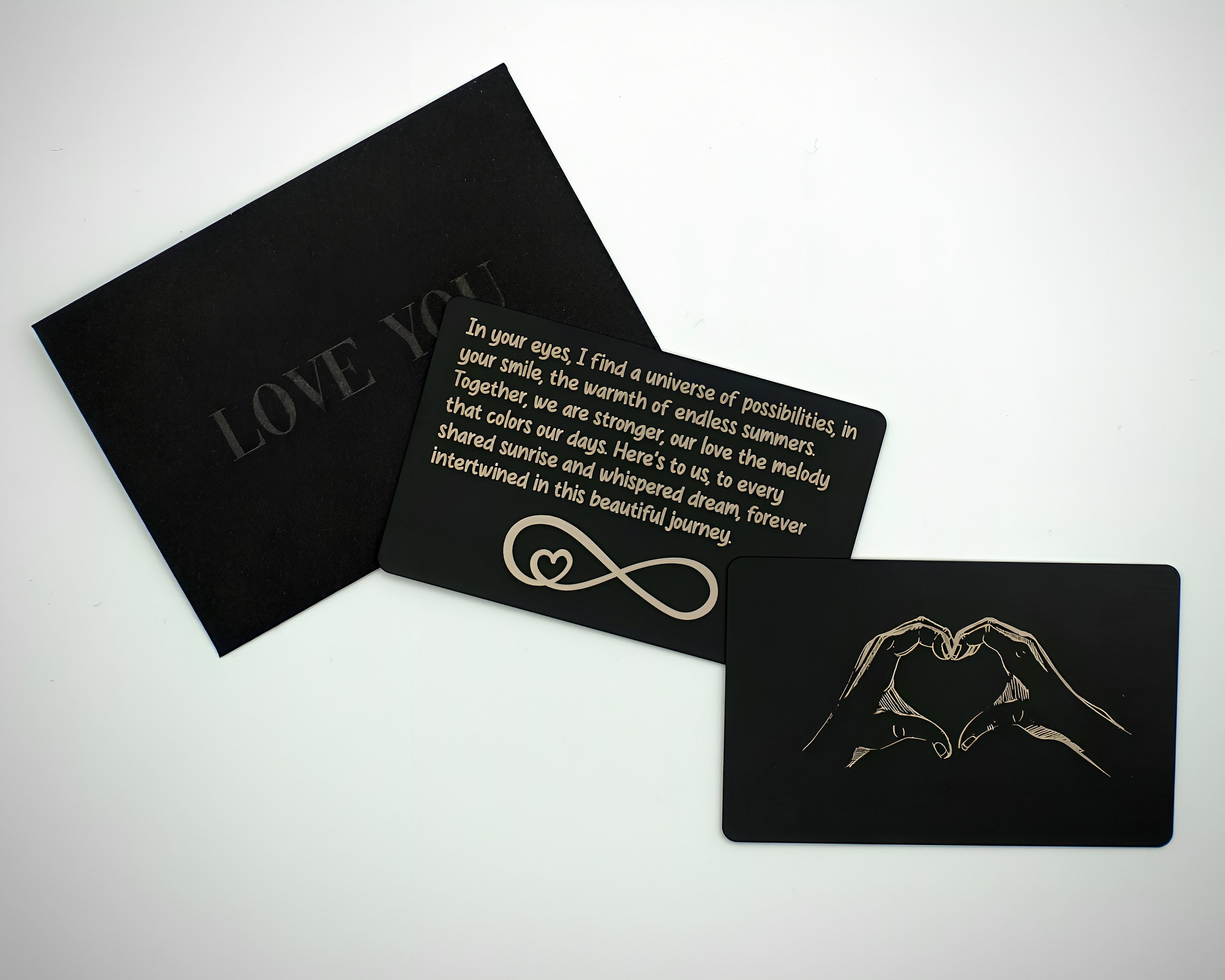 Custom Engraved Metal Wallet Card | Personalized Wallet Insert | Custom ...