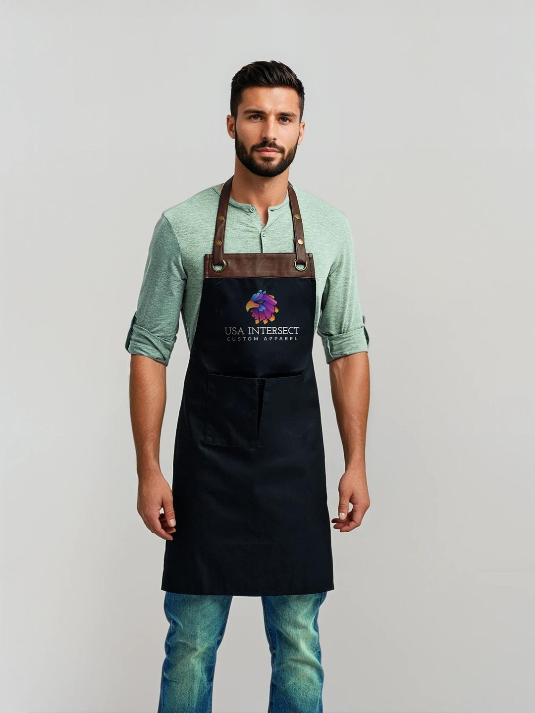 Personalized Chef Apron | Custom Cooking Apron With Pockets | Workshop ...