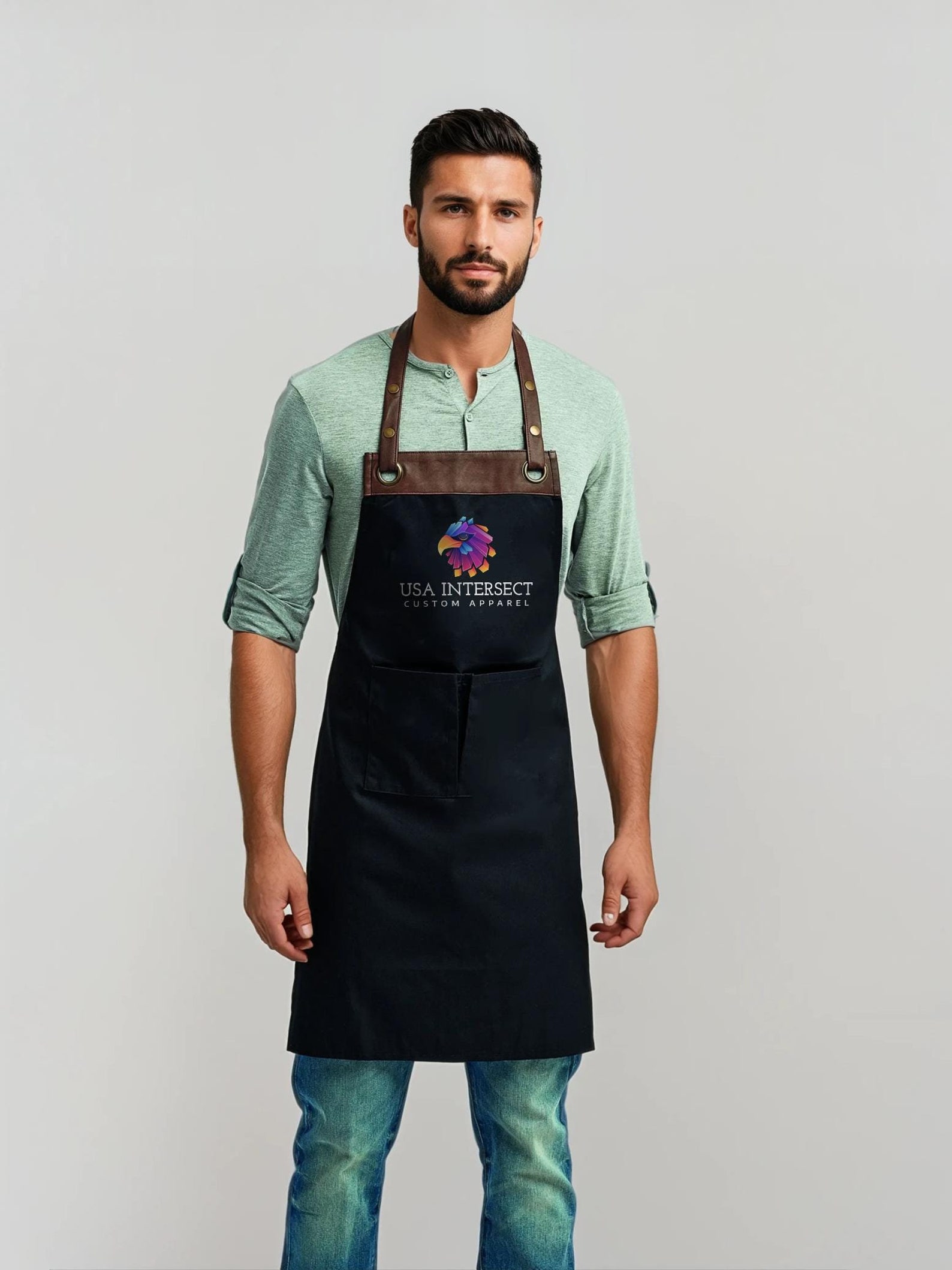 Personalized Chef Apron | Custom Cooking Apron With Pockets | Workshop ...