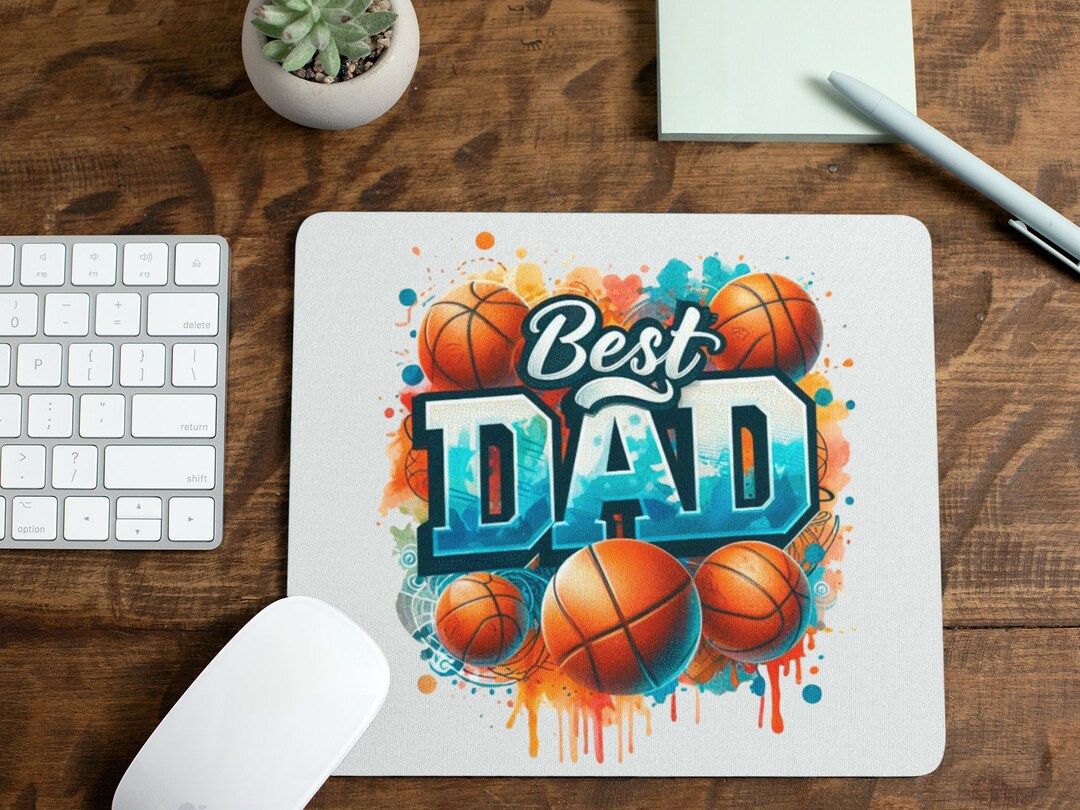The Best Dad Basketball Mouse Pad | Perfect Gift for Basketball-loving ...