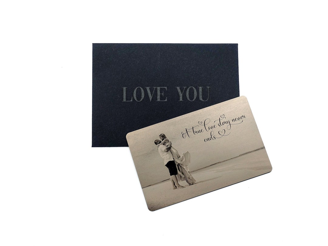 Custom Engraved Metal Wallet Card | Personalized Wallet Insert | Custom ...