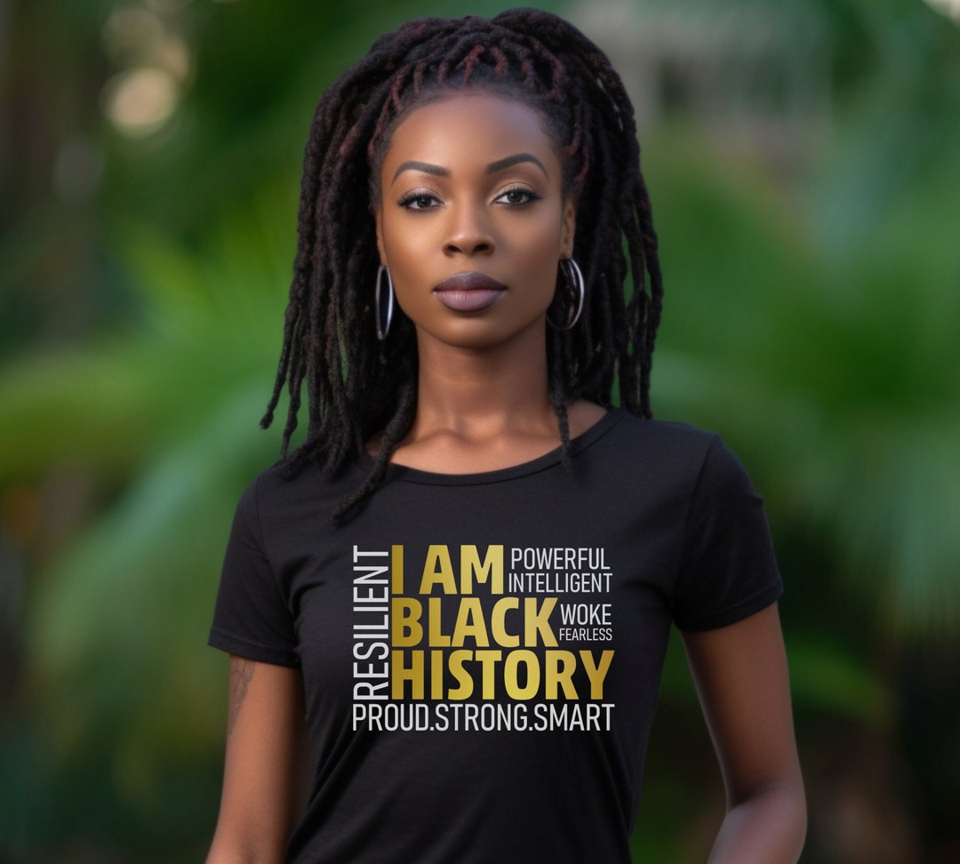 I'm Black History T-shirt, Black Pride, Black History Shirt, Black Woman Shirt, Black Men ...