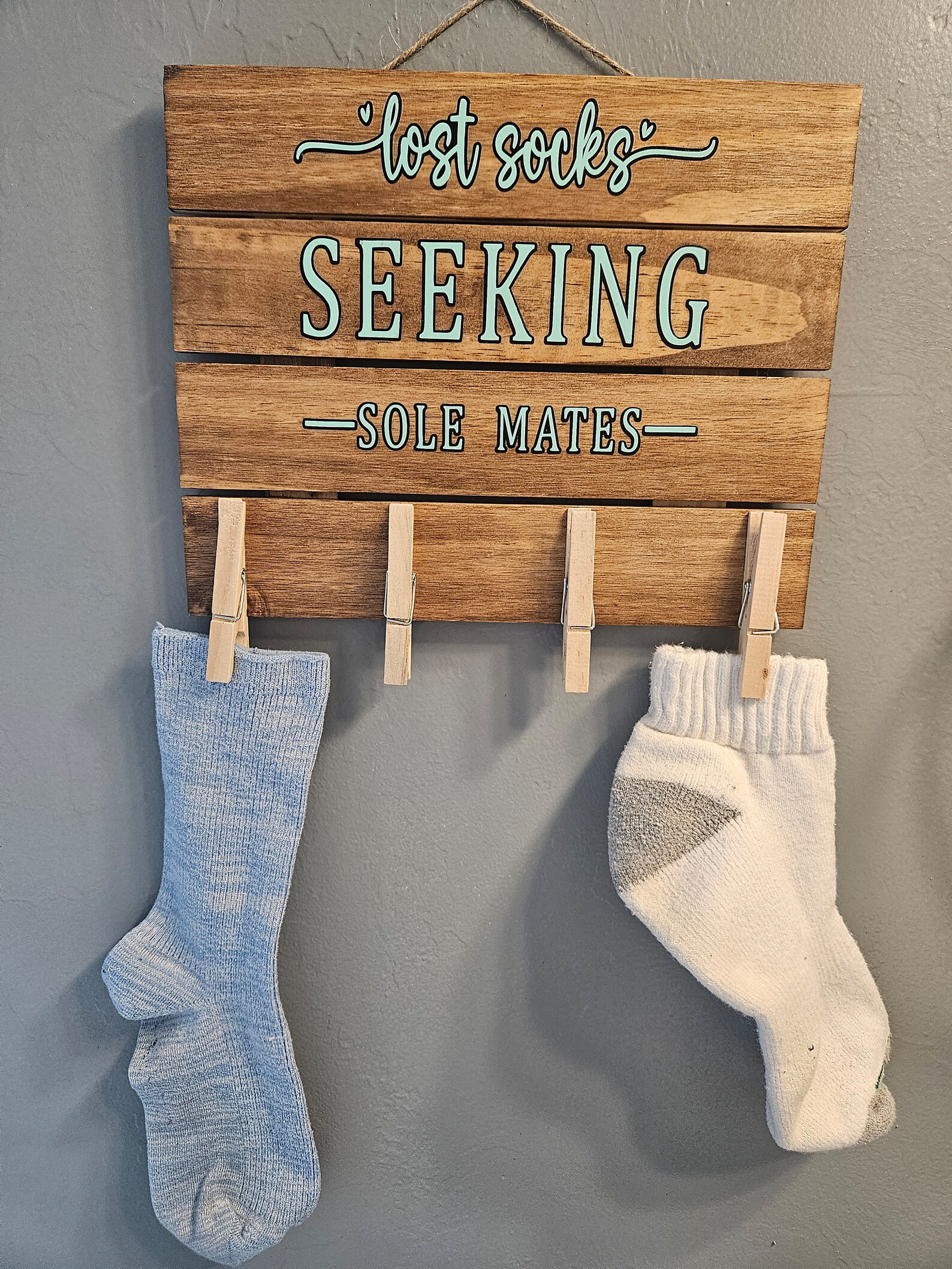 Lost Socks Sign 4 Types of Wood Finish - Etsy