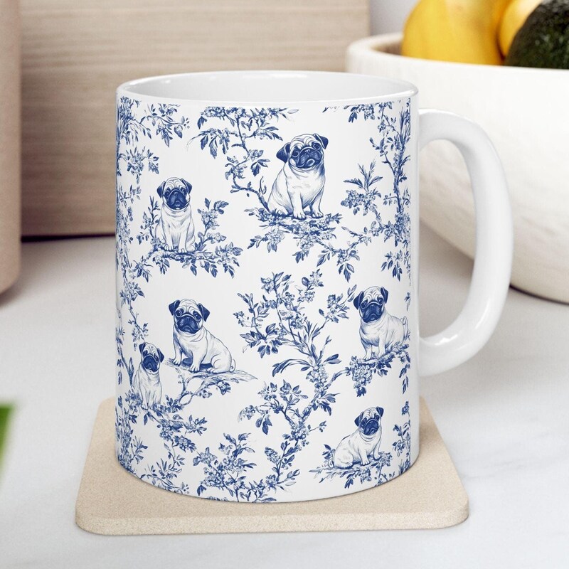 Pug Mugs - Etsy