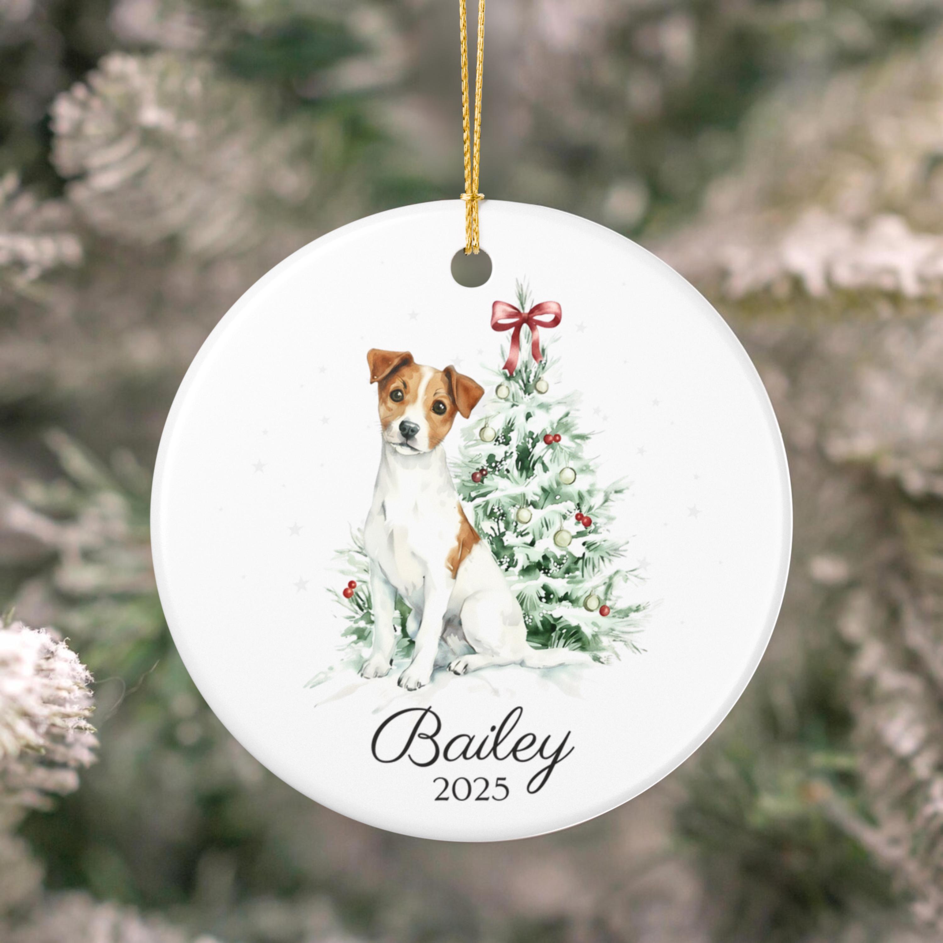 Personalized Jack Russell Ornament: Custom Jack Russell Christmas ...
