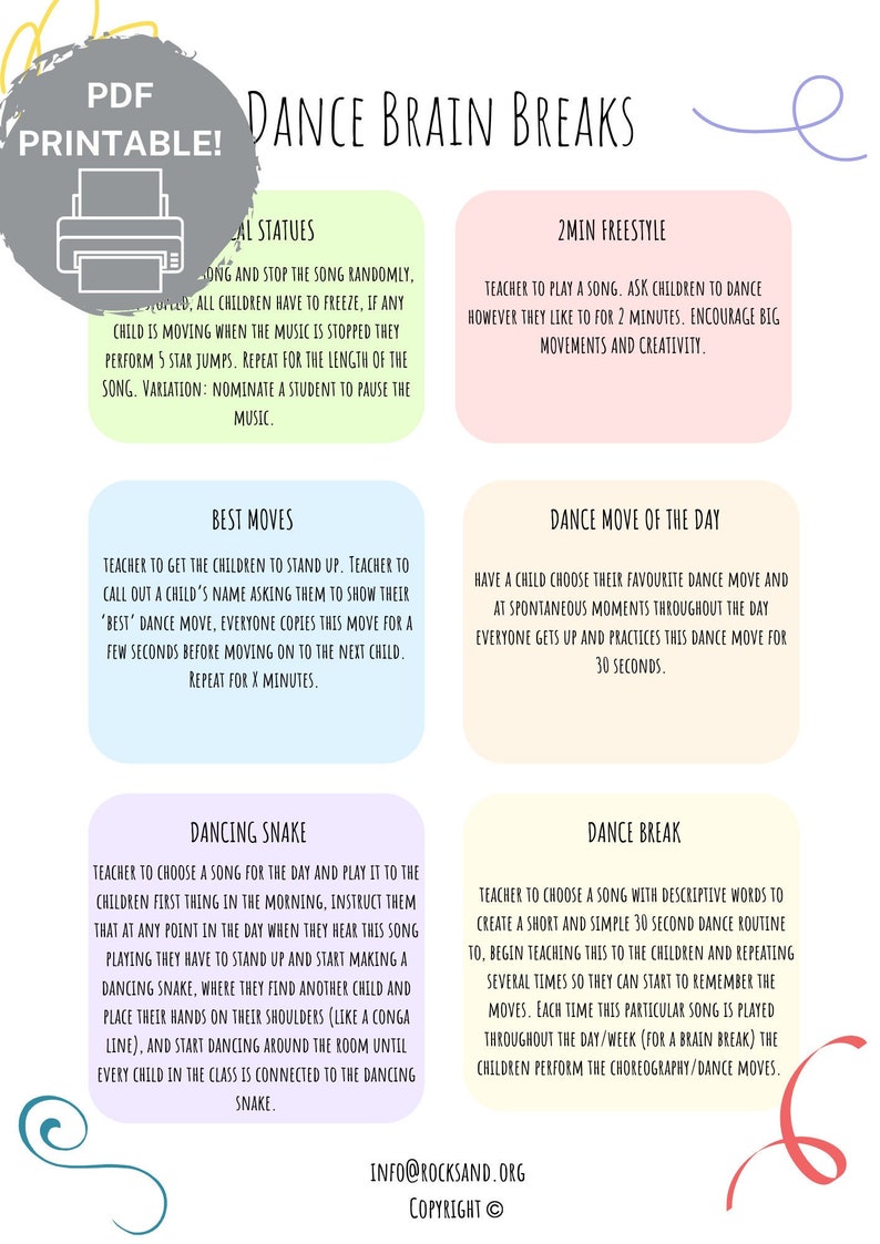 Fun Dance Games for Kids 2-12 Years Old Children's Dance Activity ...