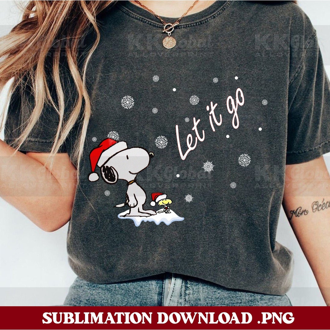 Let It Go Dog Cartoon Png Design Instant Download Png for - Etsy