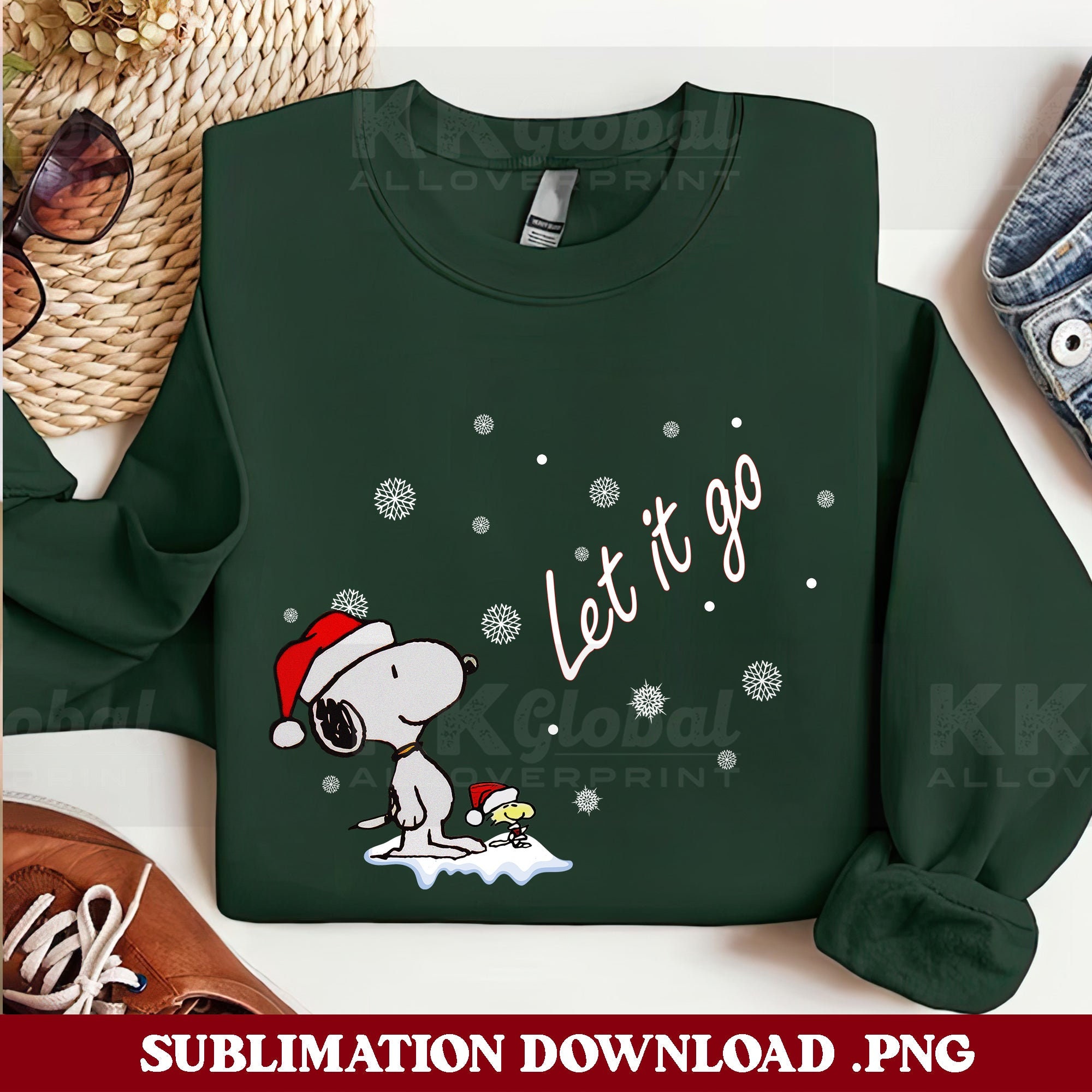Let It Go Dog Cartoon Png Design Instant Download Png for - Etsy