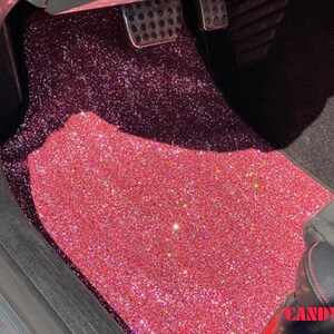 Sequined Leather Car Floor Mat Set / Car Rugs / Car Accessories for ...