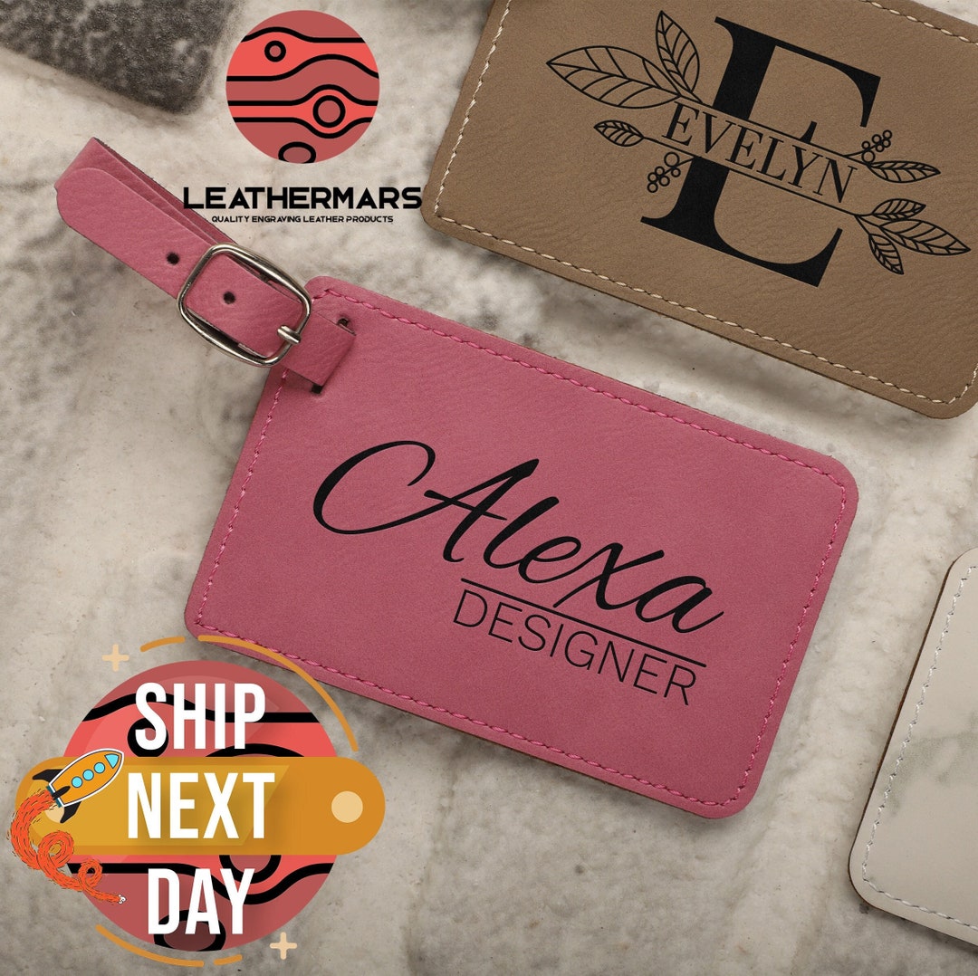 Luggage Tags Personalized, Engraved Travel Bag, Bridesmaid, Suitcase Tag, Backpack Tag, Engraved ...