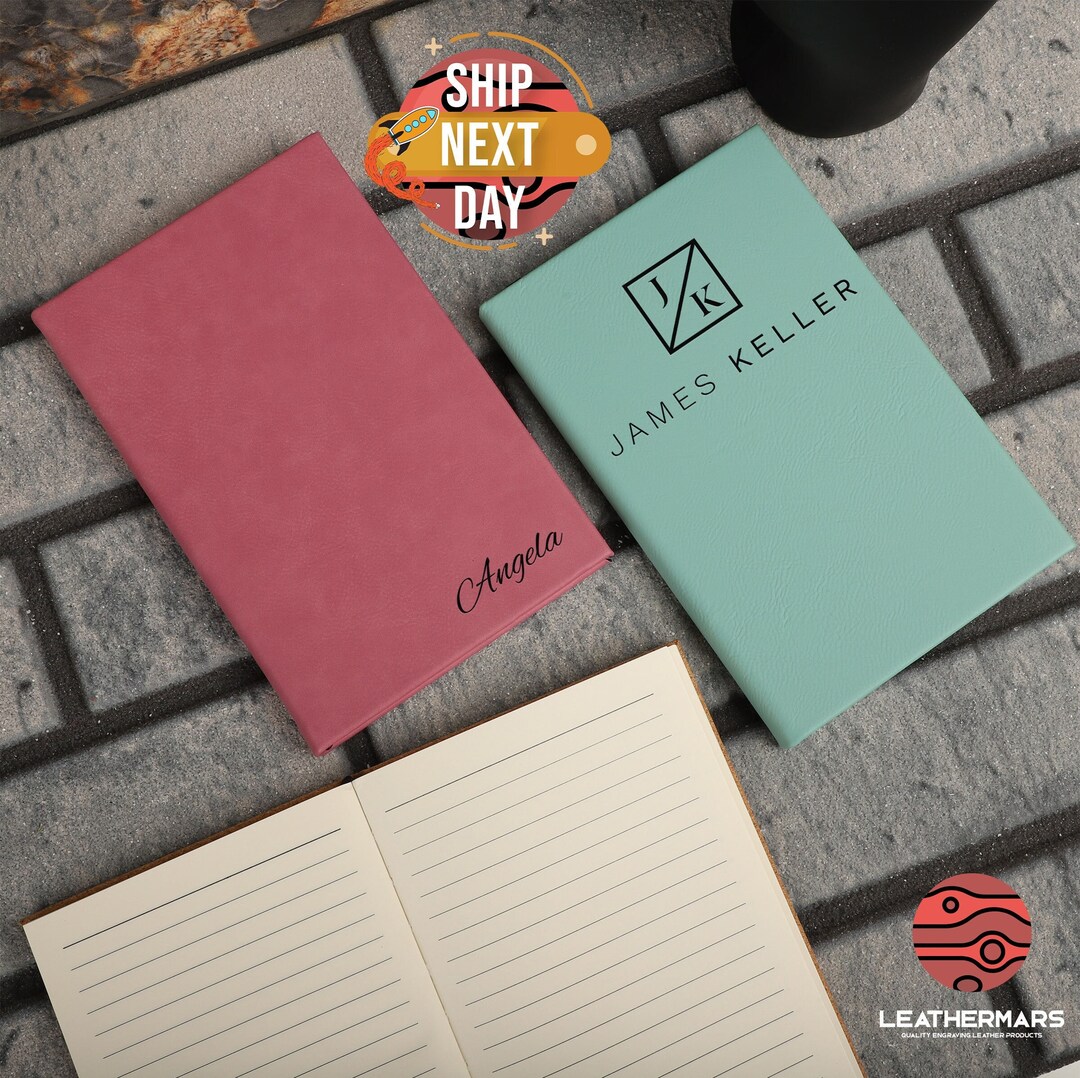 Personalized Journal Gift Notebook, Engraved Leather Journal, Lined ...