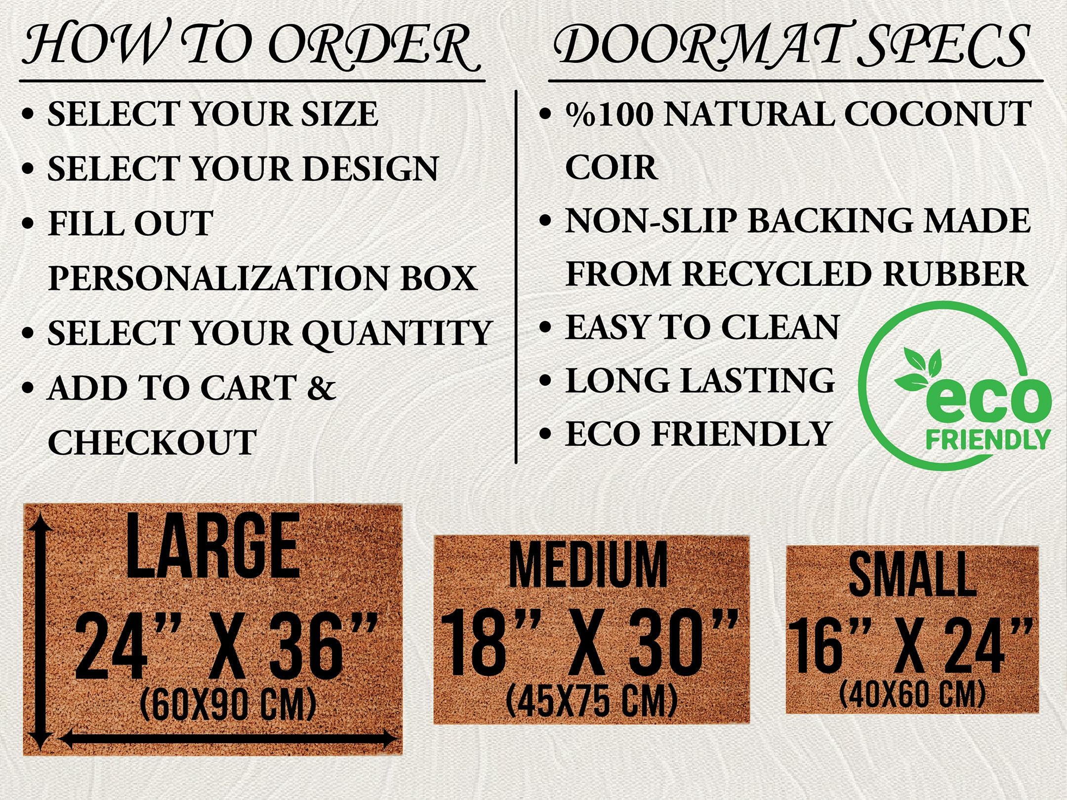 Pickle Cottage Door Mat, Personalized Doormat, Housewarming Doormat ...