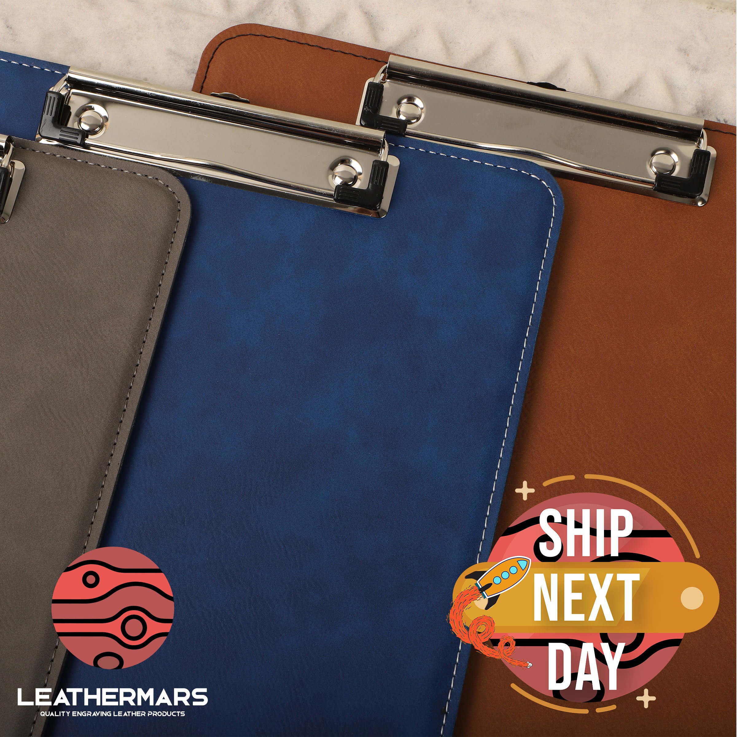 Personalized Leather Clipboard, Vegan Leather Clipboard, Office Gifts ...