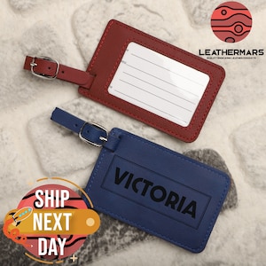 Leather Luggage Tags, Luggage Tag, Custom Luggage Labels, Luggage Tags Personalized, Custom ...