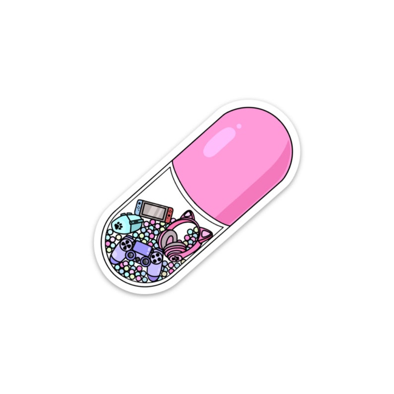 Your Daily Dose of Happiness | Capsule Stickers, Pharmacy Stickers ...