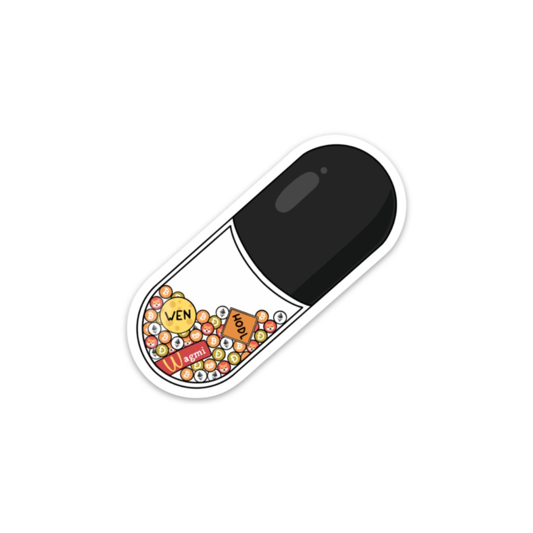 Your Daily Dose of Happiness | Capsule Stickers, Pharmacy Stickers ...
