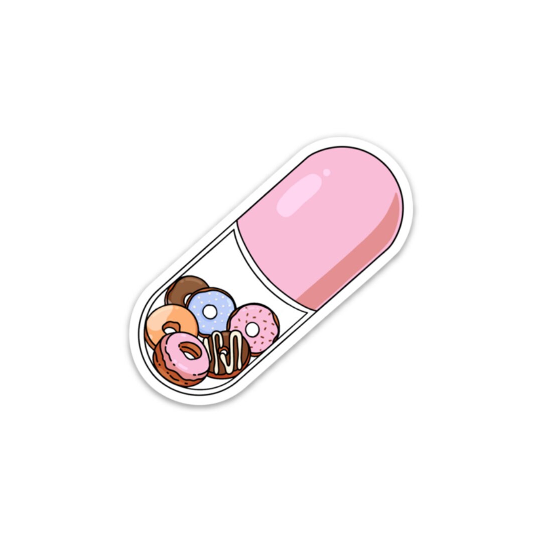 Your Daily Dose of Happiness | Capsule Stickers, Pharmacy Stickers ...