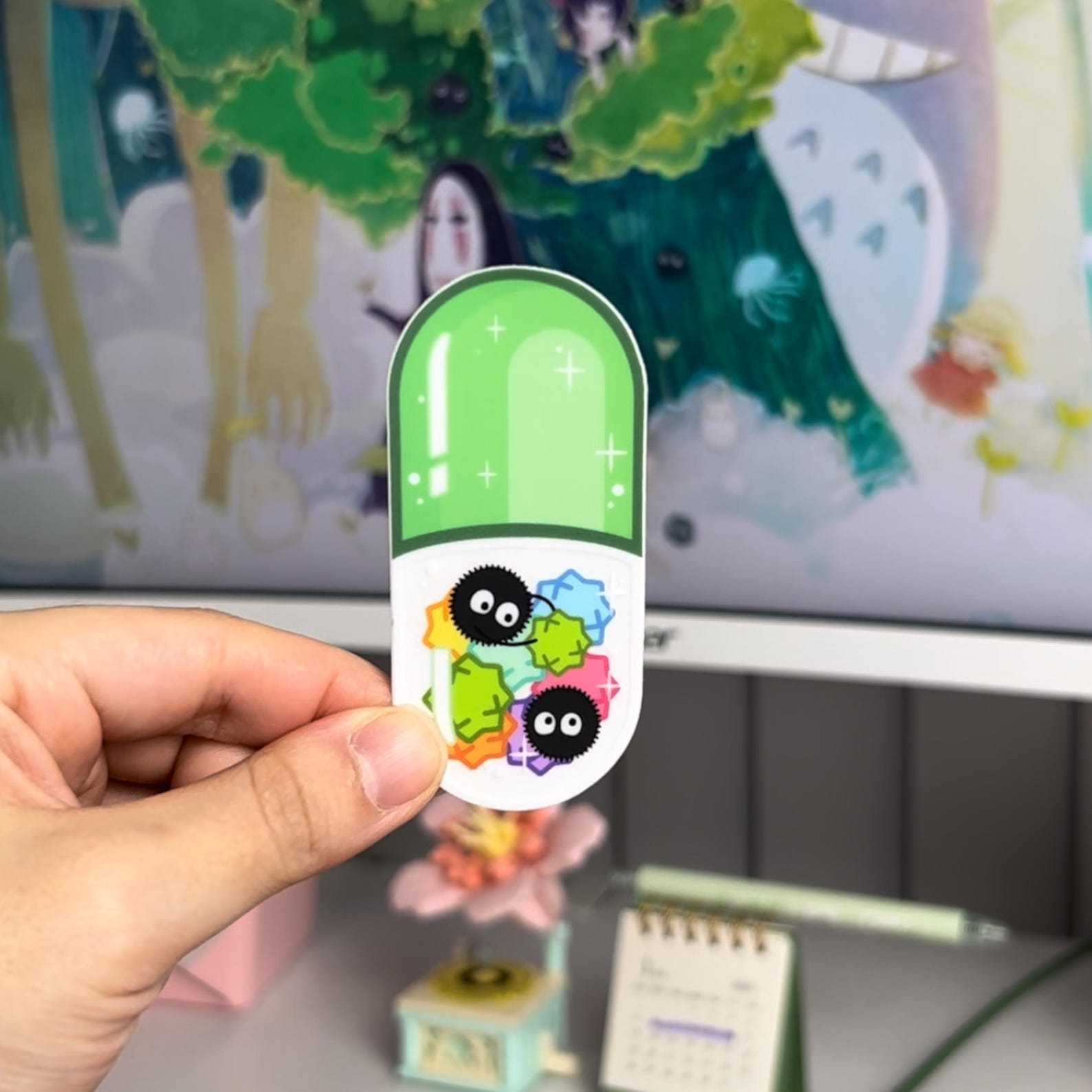 Your Daily Dose of Happiness Capsule Stickers, Pharmacy Stickers ...