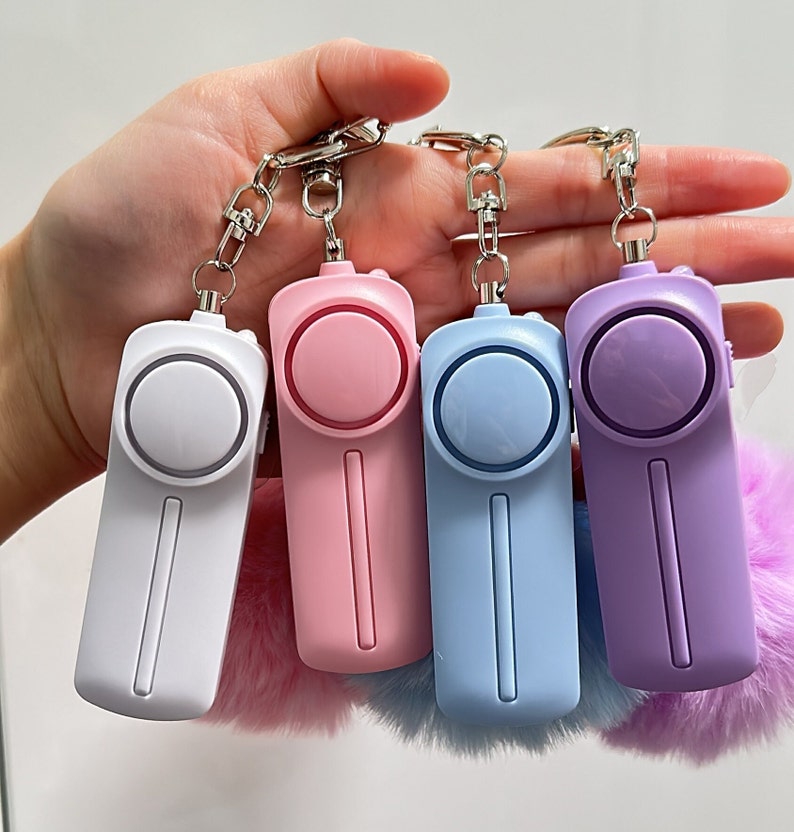 130 Db Personal Safety Alarm Keychain: Women's Self Defense - Etsy