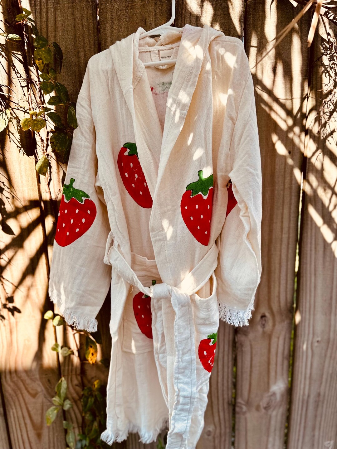 Turkish Cotton Kids Beach Robe Muslin Cotton Bathrobe Natural Kimono ...