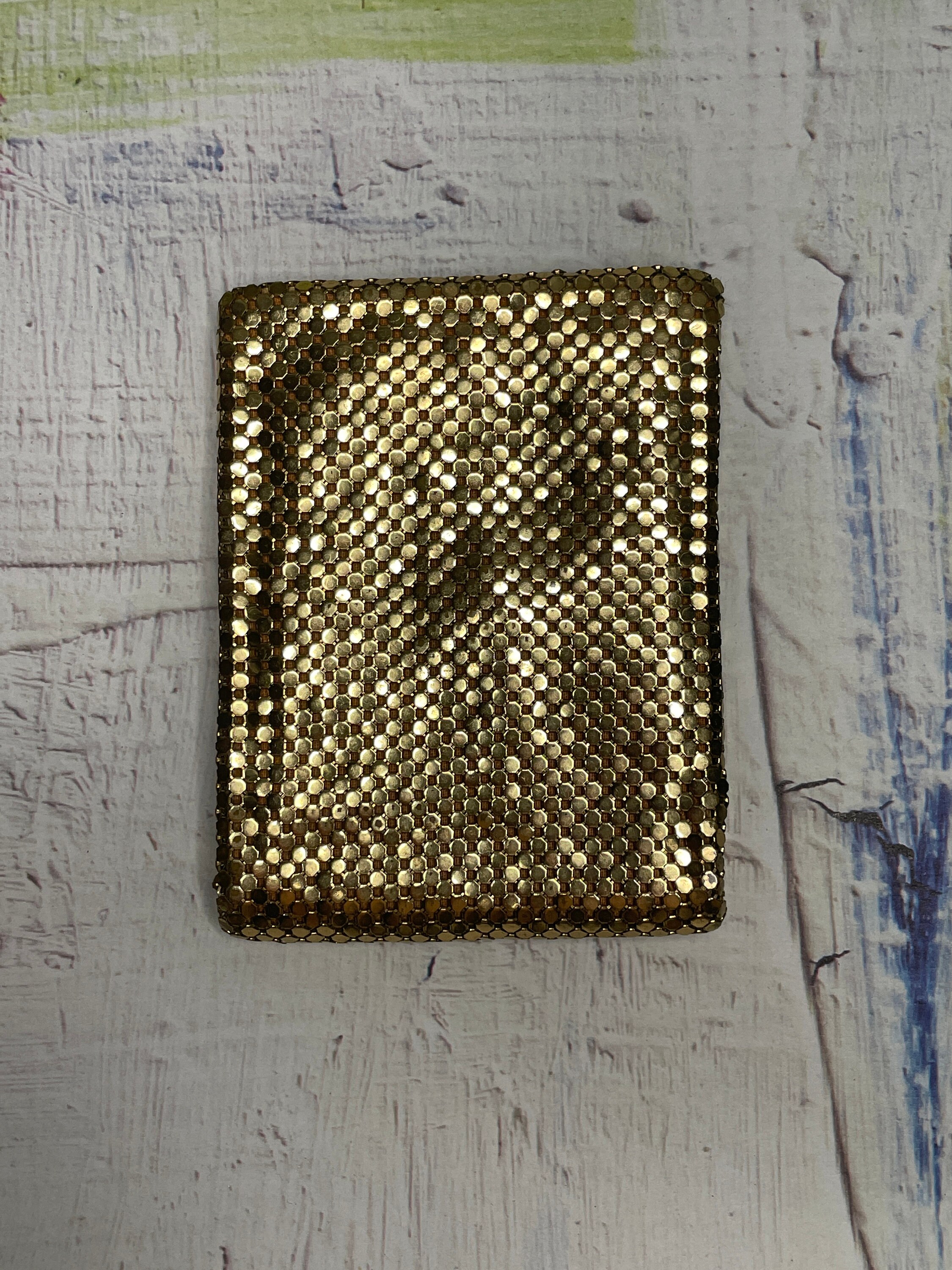 Whiting & Davis 1950s Vintage Gold Metal Mesh Billfold - Etsy