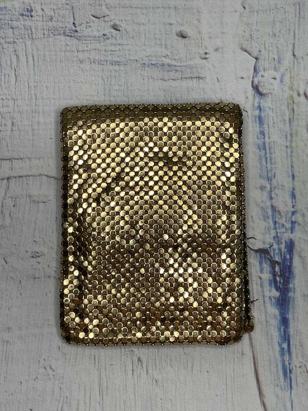 Whiting & Davis 1950s Vintage Gold Metal Mesh Billfold - Etsy
