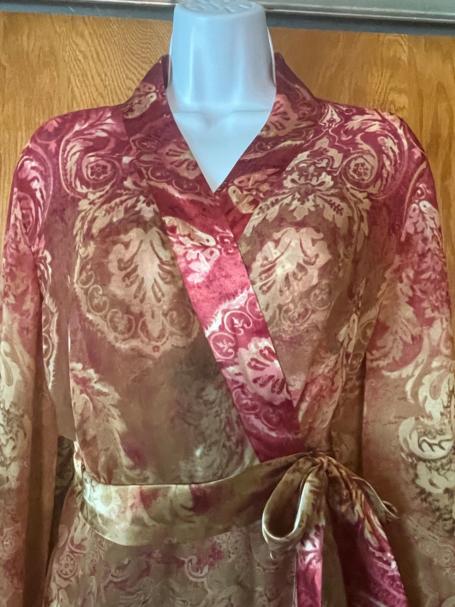 Vintage 1980s California Dynasty Robe and Nightgown Set - Etsy