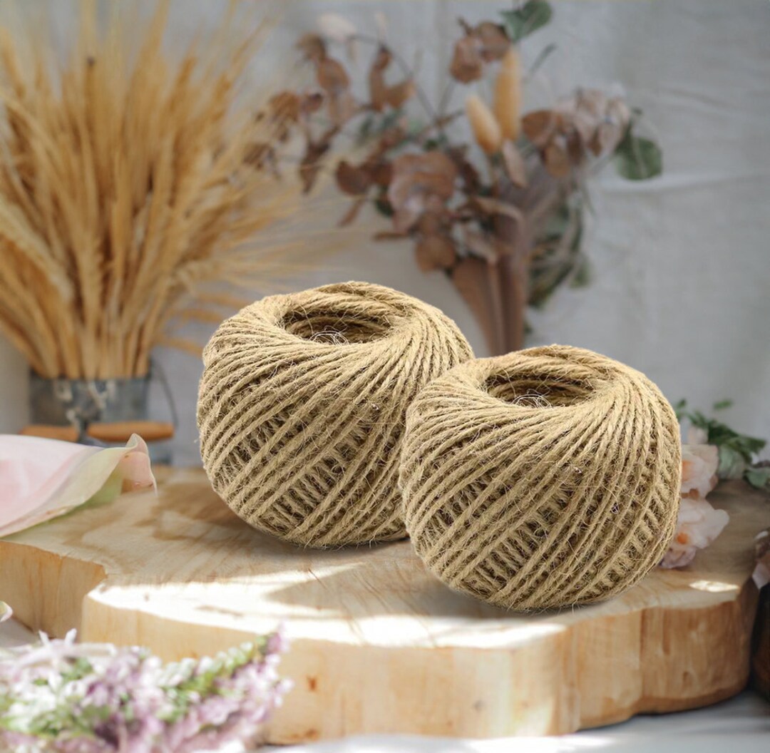 2m/7.6ft Natural Jute Ribbon Craft Rope,burlap Braided Jute,braid ...