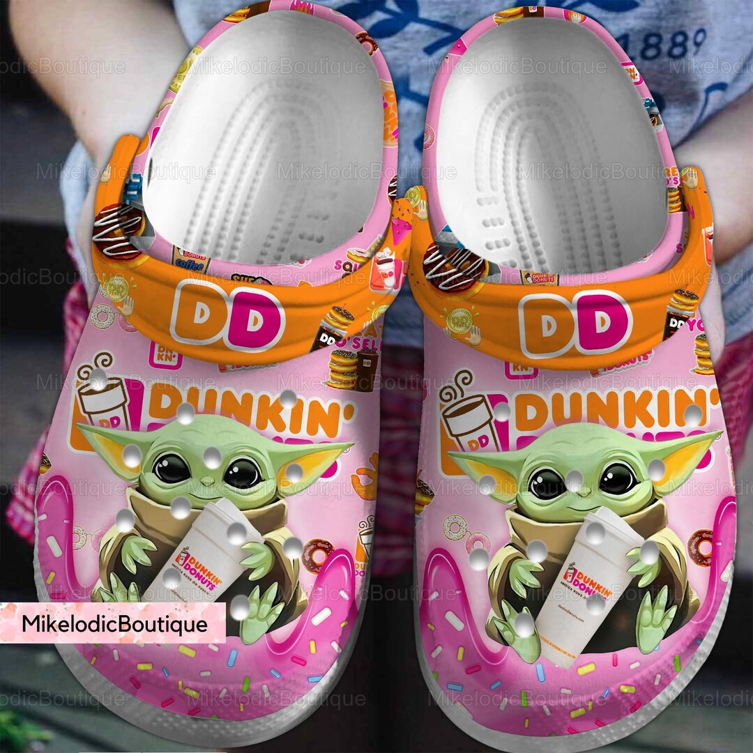 Dunkin Donuts Shoes, Dunkin Donuts Sandals, Baby Yoda Dunkin Donuts ...