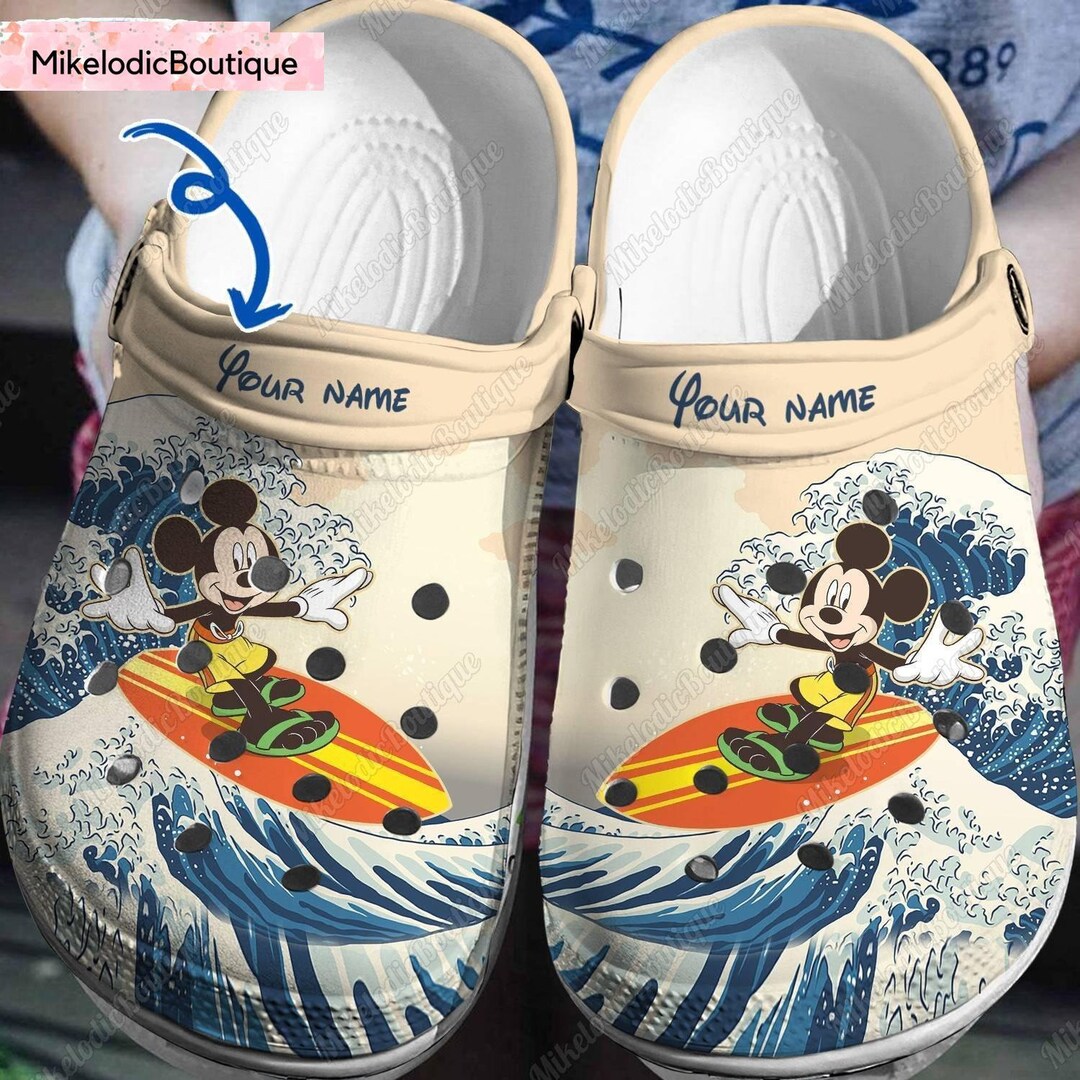 Personalized Mickey Shoes, Mickey Mouse Sandals, Mickey Disney Casual ...