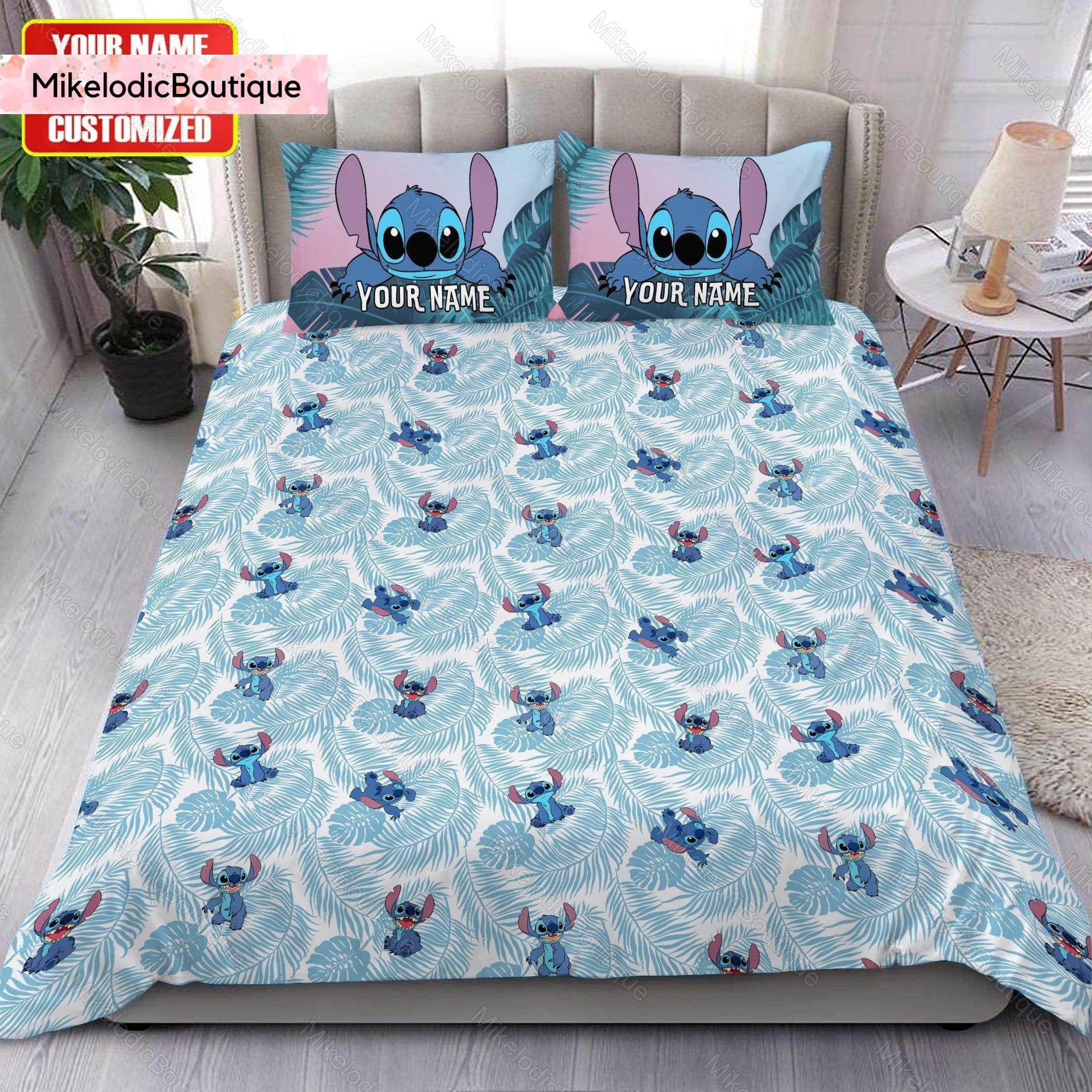 Stitch Bedding Set, Disney Stitch Duvet Cover, Lilo Stitch Bed Set ...