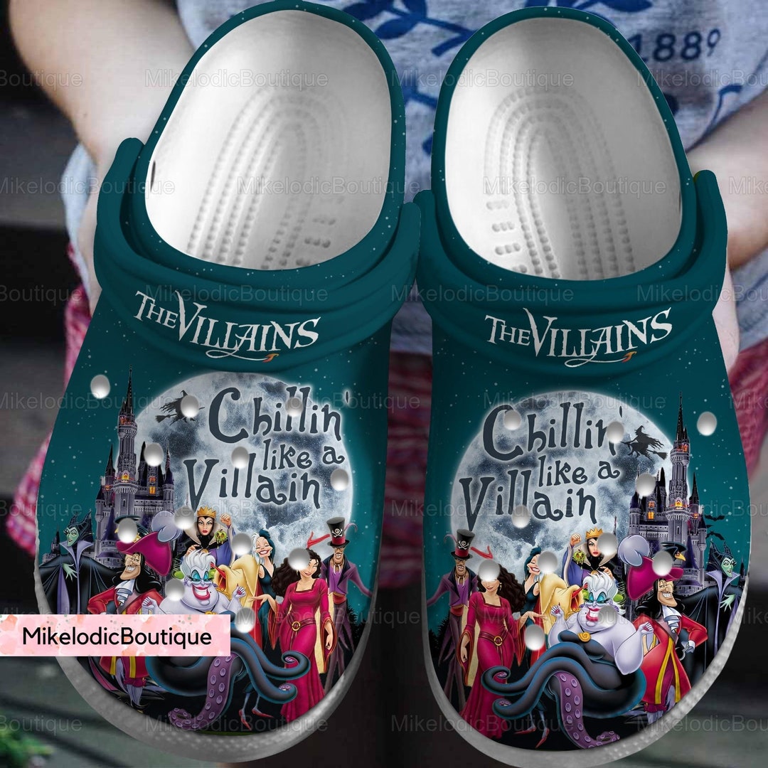 Christmas Villains Shoes, Disney Villains Characters Sandals, Disney ...