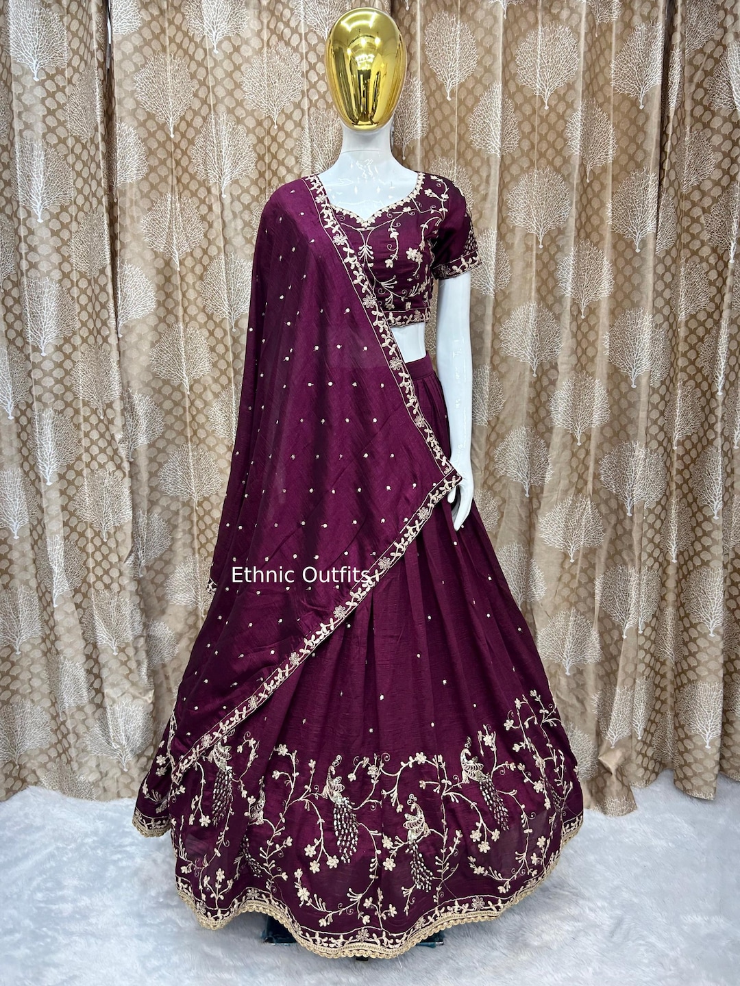 Perfect Purple Lehenga Choli for Women Traditional Wear Lahenaga Choli ...