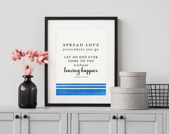 Mother Teresa Quotes Cards Printable, St Teresa of Calcutta Quote Cards ...