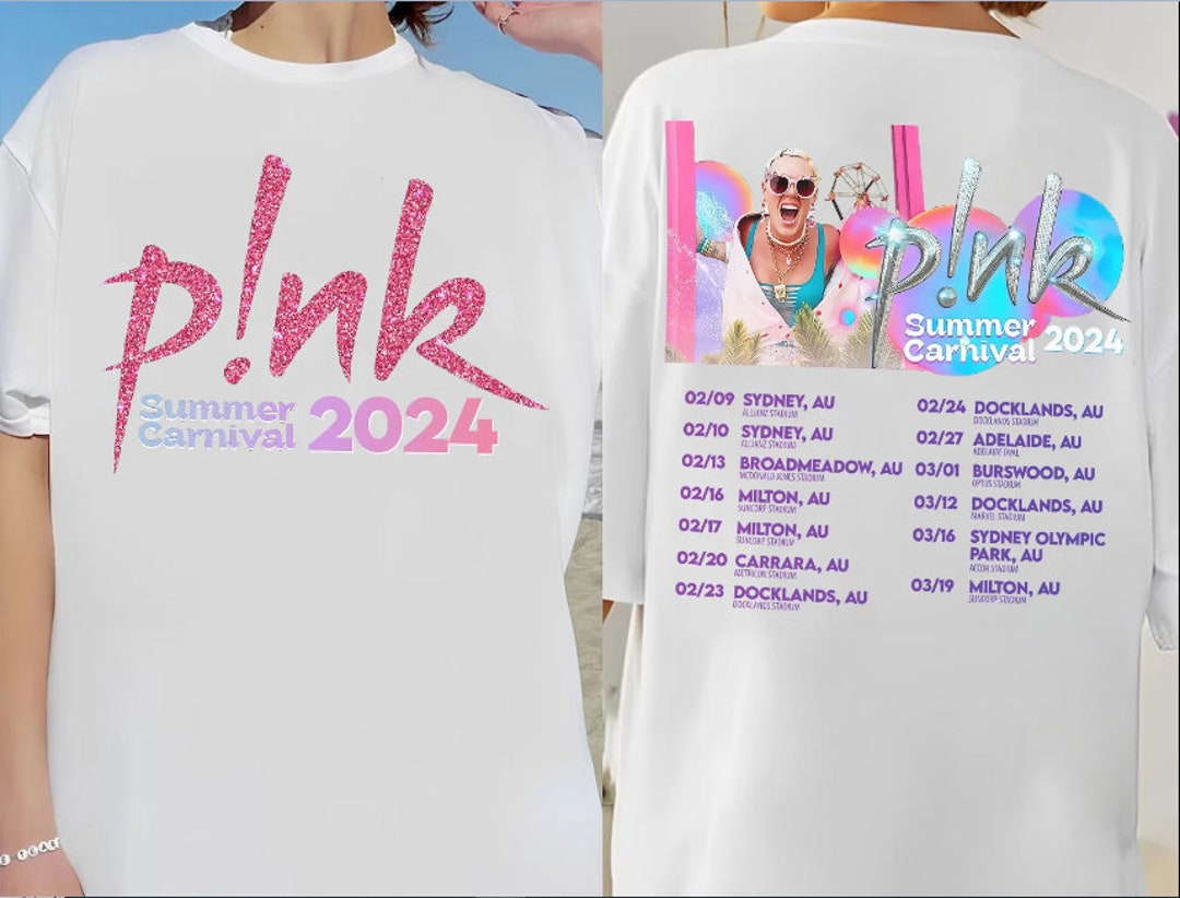 Pink Singer Summer Carnival 2024 Tour Sweatshirt,pink Fan Lovers ...