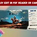 Rodeo Surprise Gift Ticket - You're Going to a RODEO - Printable, Pass ...